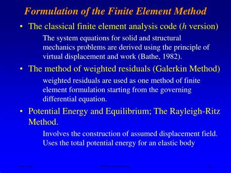 ppt history of finite element analysis powerpoint presentation id