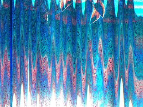 Distorted Display System Breakdown Signal Error Stock Image Image Of