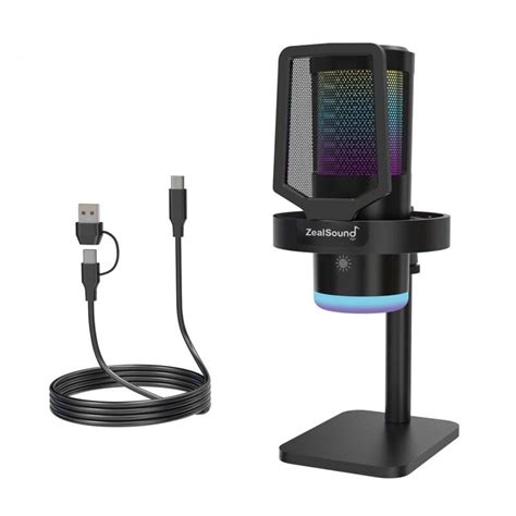 Gaming Rgb Mics Zealsound
