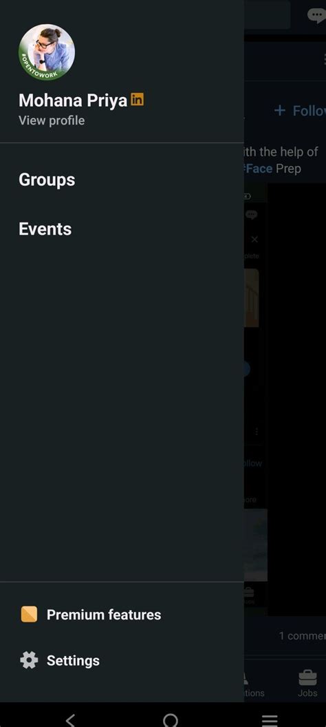 Linkedin Premium Account Opened With The Help Of Face Prep Mohana Priya