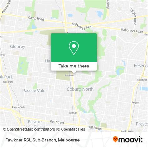 How To Get To Fawkner Rsl Sub Branch By Bus Train Or Tram