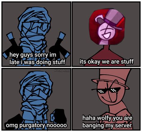Haha Wolfy You Are Banging My Server By Wolfyg4yyyy On Newgrounds