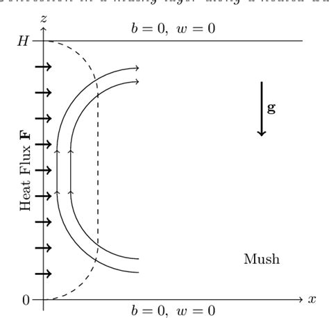 Figure 1 From Convection In A Mushy Layer Along A Heated Wall Semantic Scholar