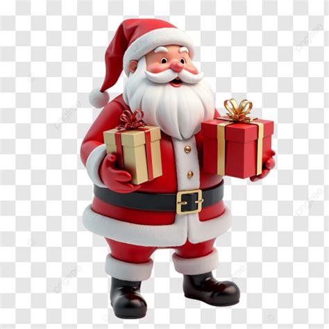 여러 선물을 들고 있는 산타클로스 산타 클로스 여러 선물을 들고 크리스마스 선물 Png 일러스트 및 이미지 에 대한 무료
