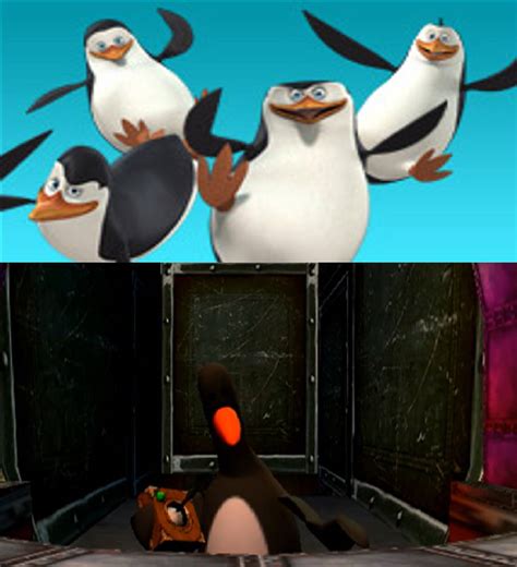 Penguins Of Madagascar Vs Feathers Mcgraw By Mnstrfrc On Deviantart