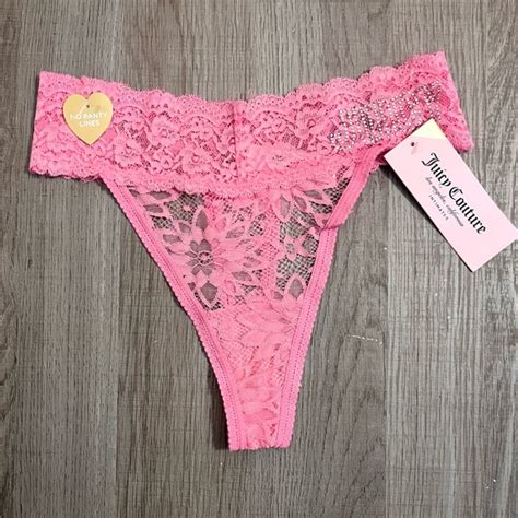 Juicy Couture Intimates And Sleepwear Juicy Couture Lace Thong Nwt