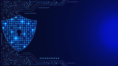 Personal Data Security And Network Security System Concept With Futuristic Shield Internet