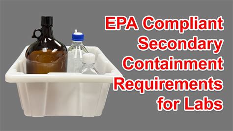 Secondary Containment For Laboratories Youtube