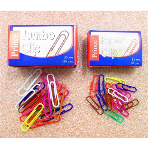 Vinyl Paper Clip Colored Jumbo 120gsm And Small 50gsm Shopee Philippines