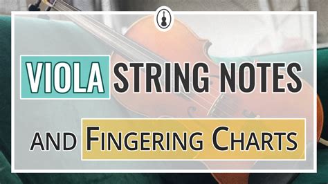 Viola String Notes And Fingering Charts Viola Basics Violinspiration