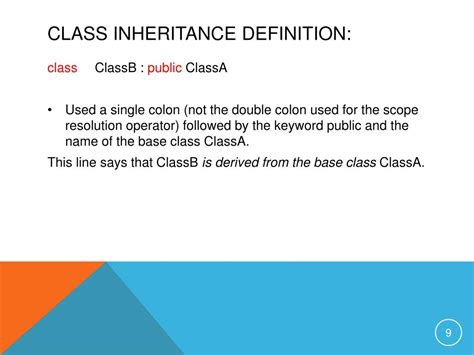 Ppt Inheritance In C Powerpoint Presentation Free Download Id