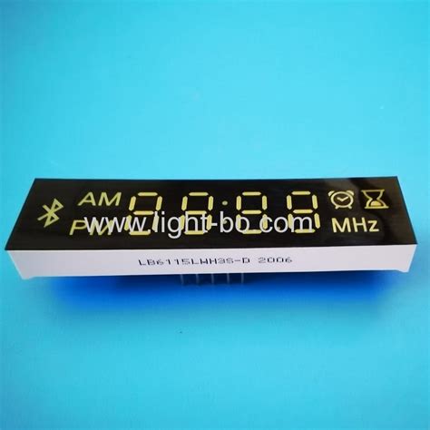 Customized Ultra White 4 Digit 7 Segment Led Display Module For