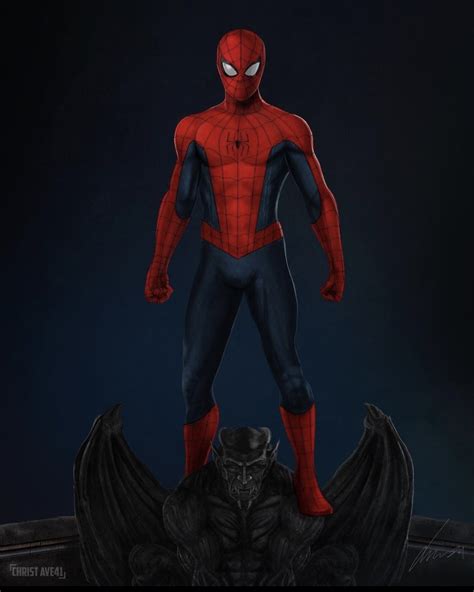 Mcu Spider Man Redesign V2 By Christave41 By Tytorthebarbarian On