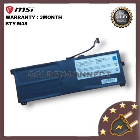 Jual Baterai Laptop Msi Modern Ps42 8rc 8ra 8mo Ps42 8250u Bty M48