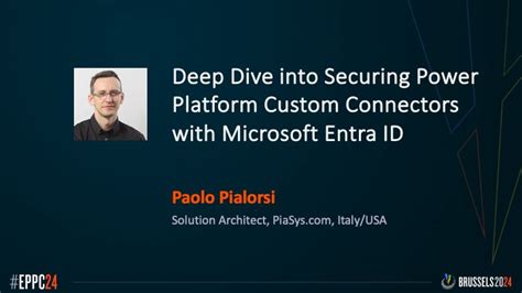 Paolo Pialorsi On Linkedin Powerplatform Connector Entraid Eppc24