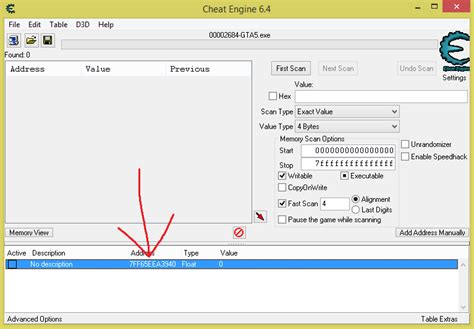 Windows Applications How Do I Use A Memory Address From Cheat Engine