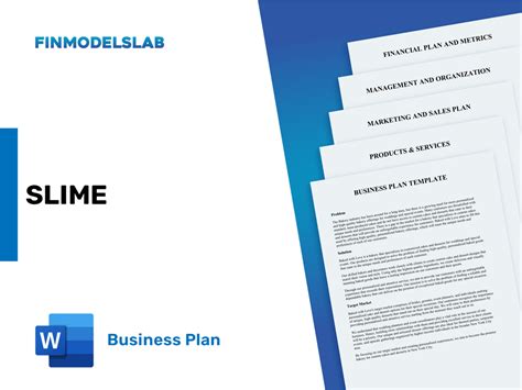 Slime Business Plan Template And Example [updated 2025]