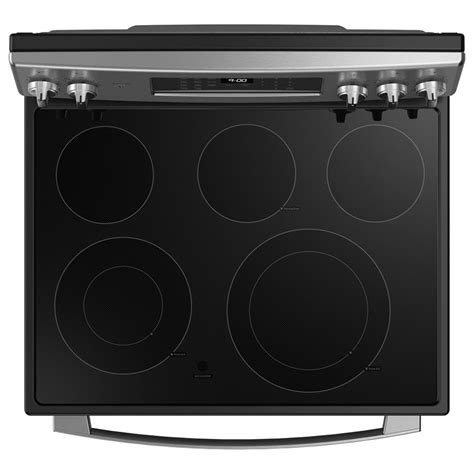 Ge Profile 30”free Standing Electric True Convection Range With No Preheat Air Fry Pcb900yvfs