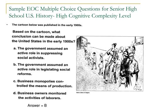 Ppt End Of Course Exam Eoc For 11 Th Grade United States History Powerpoint Presentation