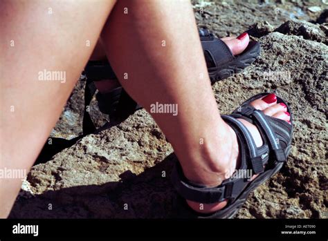 Leg And Foot Close Up Stock Photo Alamy