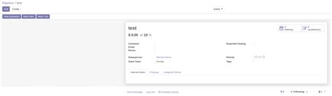 Open Record Via Activity Loose Header Buttons Issue Odoo Odoo GitHub