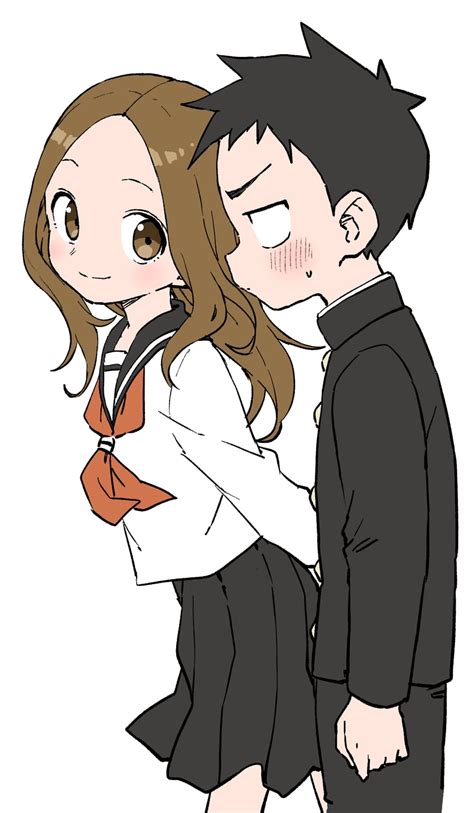 Takagi San And Nishikata Karakai Jouzu No Takagi San Drawn By
