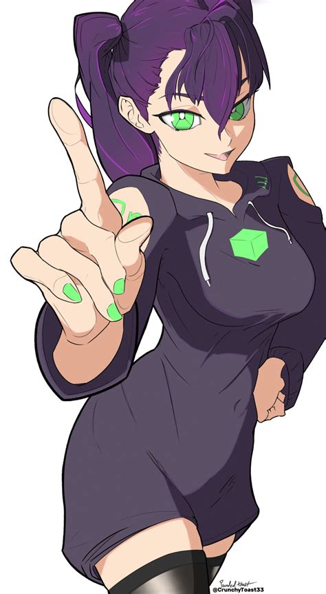 Rule 34 1robot Humanoid Girl Crunchy Toast 33 Ecchi Fan Art Green