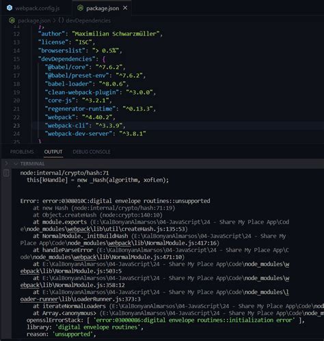 Why I Have This Error From Webpack Dev Server R Learnjavascript