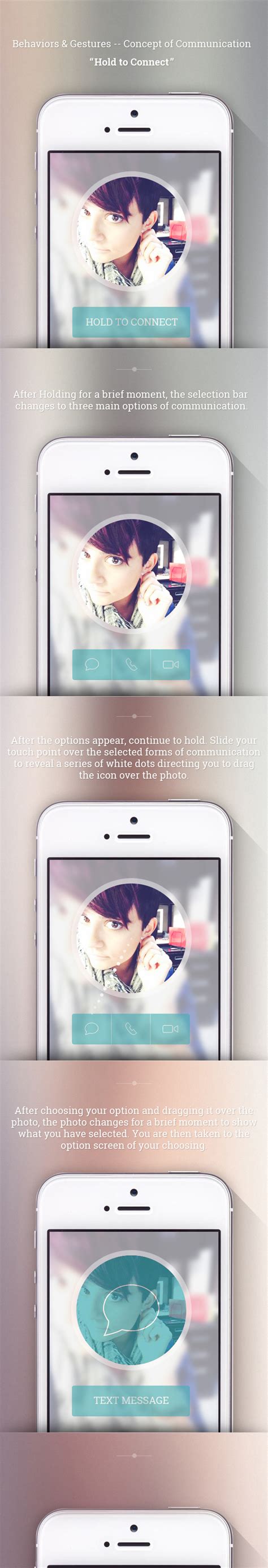Hold To Connect UX Concept On Behance