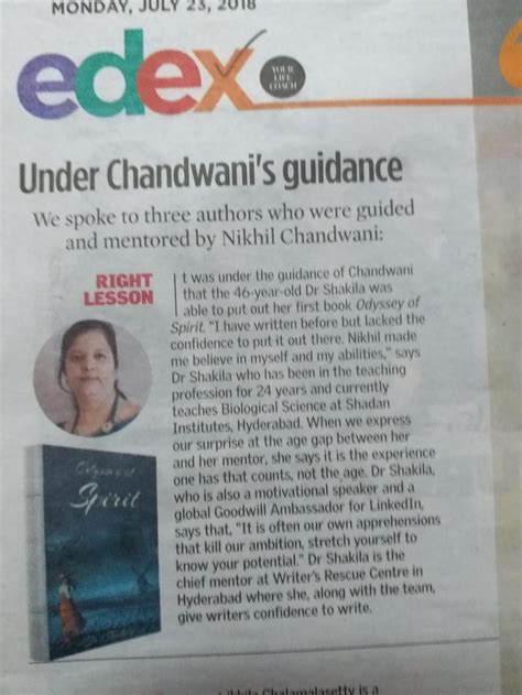 Dr Shakila On Linkedin Feeling Elated To See My Interview In Indian Express Today 😊 41 Comments