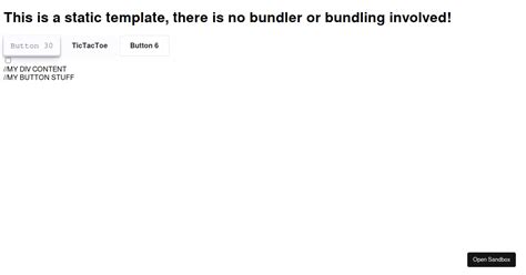 Button Styling Codesandbox