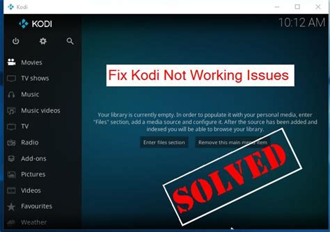 is there a fix for kodi unable to create gui verclick