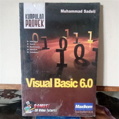 jual buku komputer kumpulan proyek visual basic 6 0 shopee indonesia