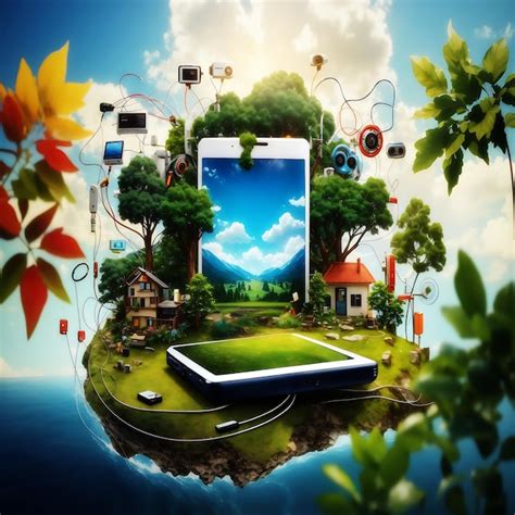 Premium Ai Image Modern Electronic Static Collection System Futuristic Gadgets Showcases A