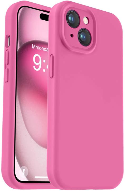 Vooii Compatible With Iphone 15 Plus Case Upgrade Liquid Silicone [enhanced Camera Protection