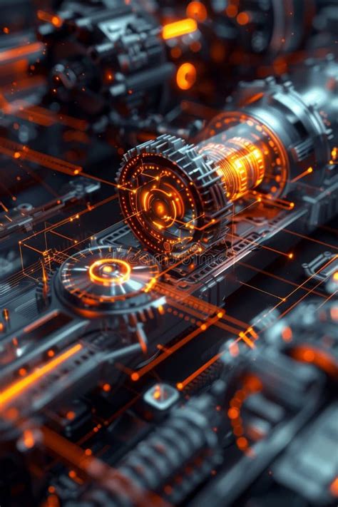 Illustration Of A System Transition Process With Flowcharts And