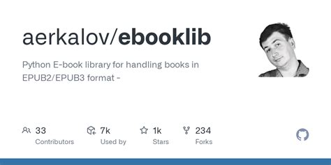 Github Aerkalovebooklib Python E Book Library For Handling Books In Epub2epub3 Format