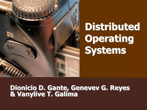 Distributed Operating Systemsppt