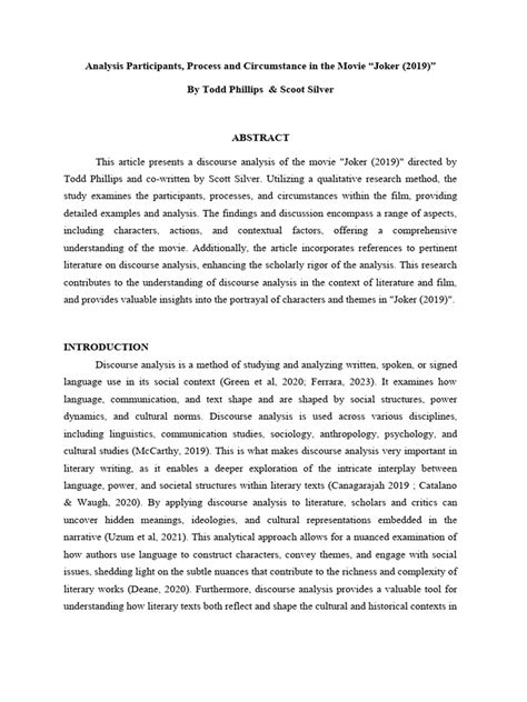 Article Discourse Analysis Group 3 2 Pdf Analysis Cognition