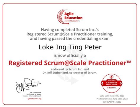 Registeredscrum Agileeducation Scrum Scrumatscale Scrummaster