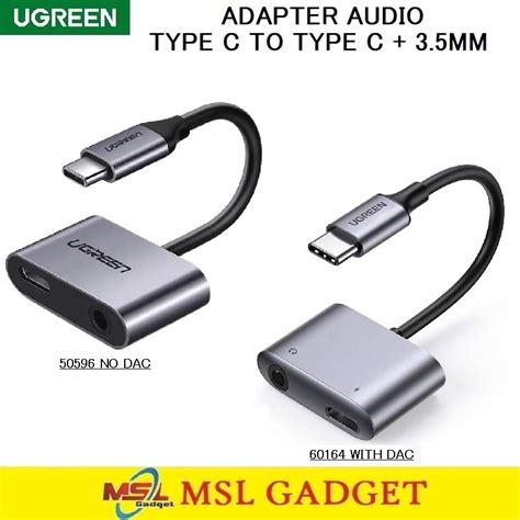 Jual Ugreen Adapter Audio Splitter Type C To Jack Mm Type C Dac Open Mic