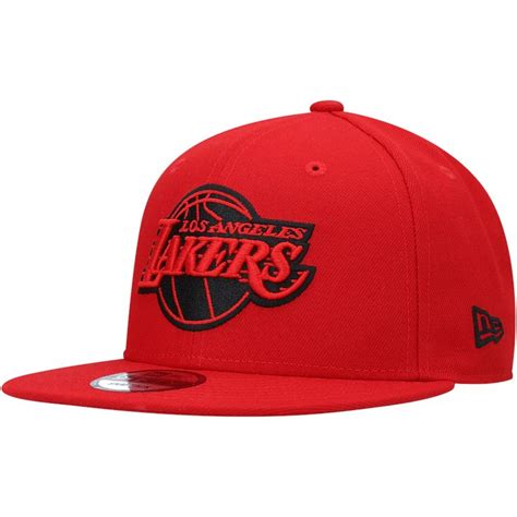 Los Angeles Lakers New Era Logo 9fifty Snapback Hat Red