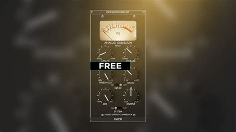 Analog Obsession Release Free Compressorlimiter Fetcb