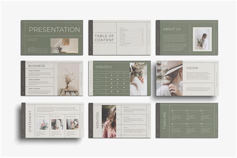 Slides Presentation Mockup Behance