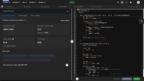 🎯 Day 19 Of 30 Days Dsa Challenge 📌 Geeksforgeeks Problem Allocate Sourav Das