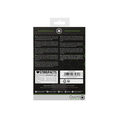 Ouch Glow In The Dark 3pc Cock Ring Set