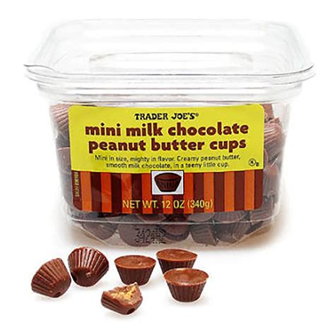 트레이더 조 미니 밀크 초콜릿 피넛 버터 컵 340g 3팩 Trader Joe's Mini Milk Chocolate Peanut Butter | 상품 상세 | 크로켓
