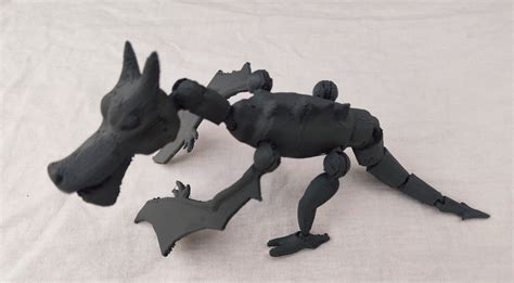 🐉 Articulated Dragon・ Stl File For 3d Printing・cults