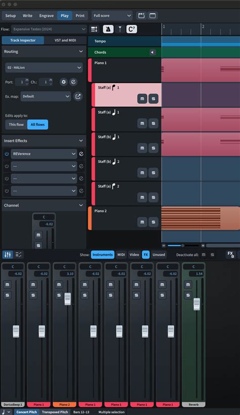 Independent Voice Playback And Effects Dorico Steinberg Forums