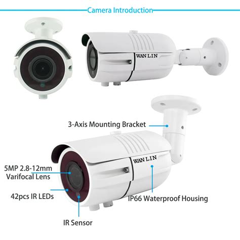 Вэньлинь 5MP SONY IMX326 2,8-12mm AHD камера 5MP ручной объектив с ...